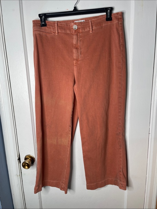 PAIGE | Jeans | Paige 32 Nellie Jeans Wide Leg Vintage Orange Poppy ...